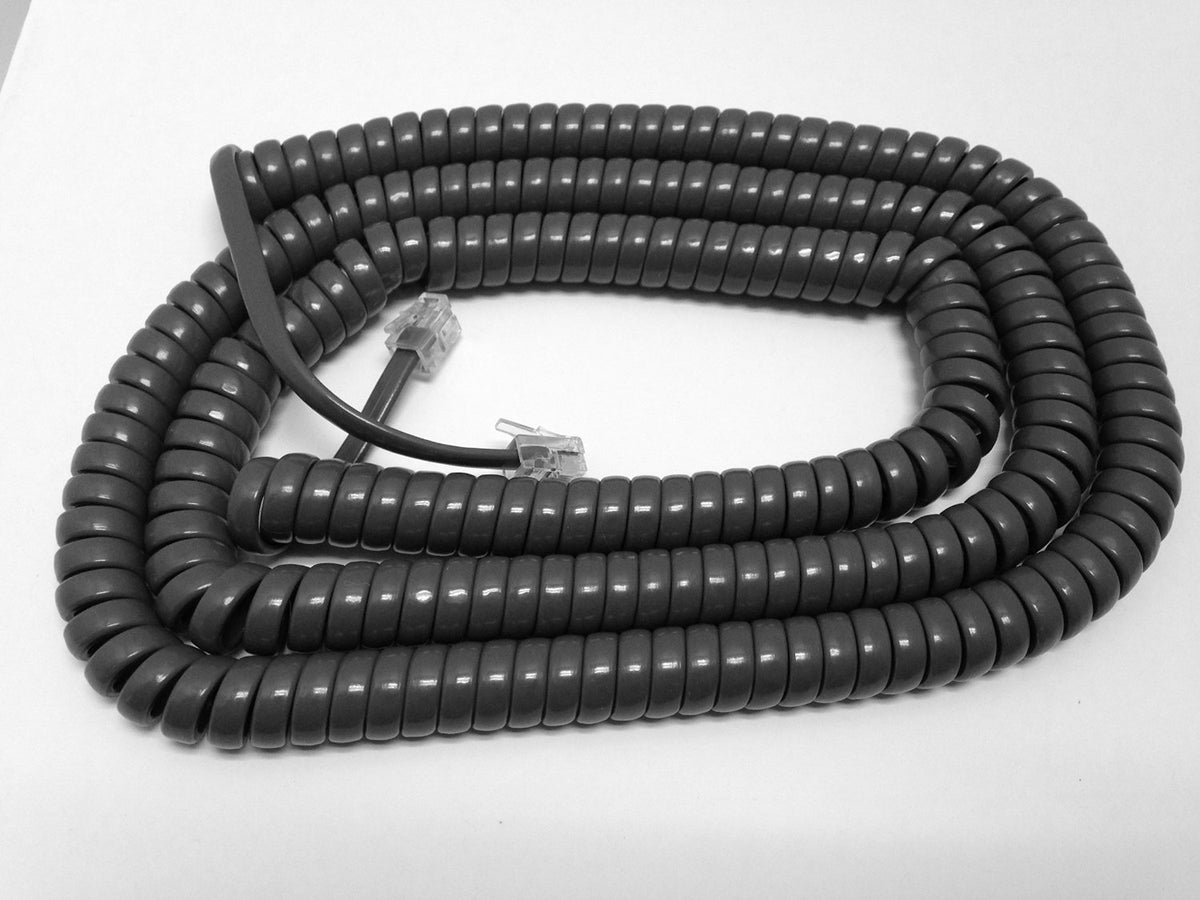 25 Foot Long Handset Curly Coil Cord for Avaya / Lucent 2400 5400 4600 ...