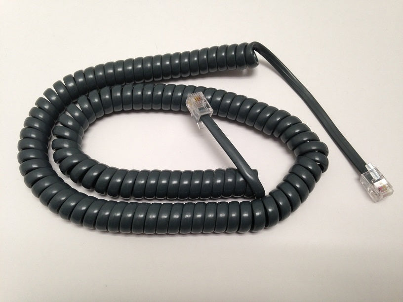 12 Foot Handset Curly Coil Cord for Avaya J100 Series IP Phone J129 J1 ...