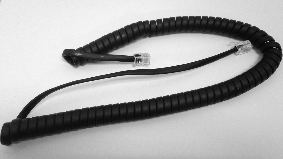 9 Foot Black Handset Receiver Curly Cord for NEC Business Telephone ...