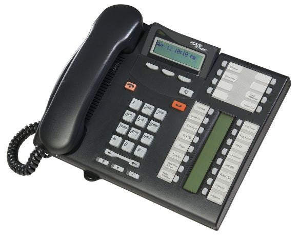 Refurbished Nortel Norstar T7316E Business Phone (Black / Charcoal ...