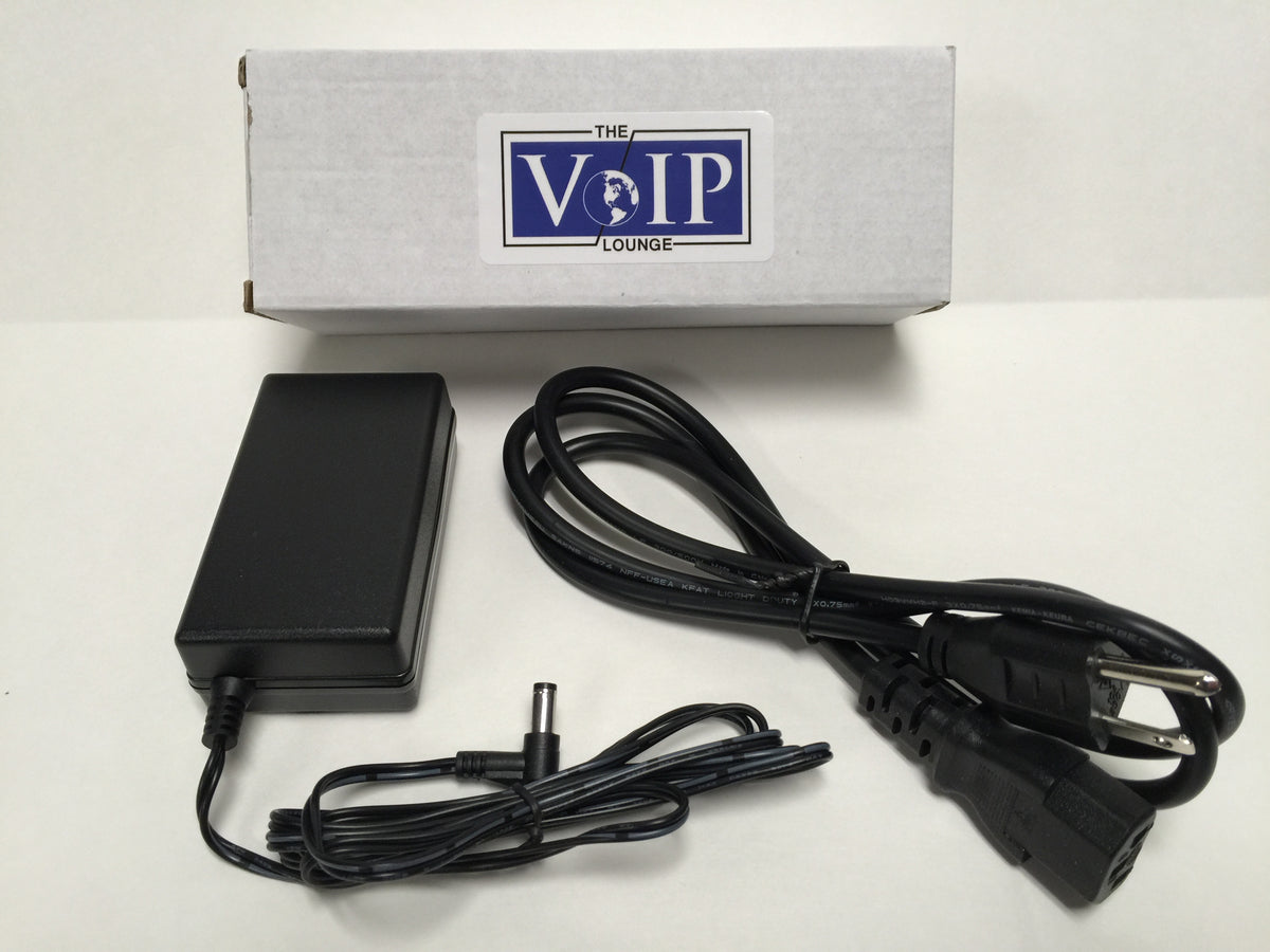 48V Power Supply for Polycom VVX IP Phones (Includes AC Power Cord ...